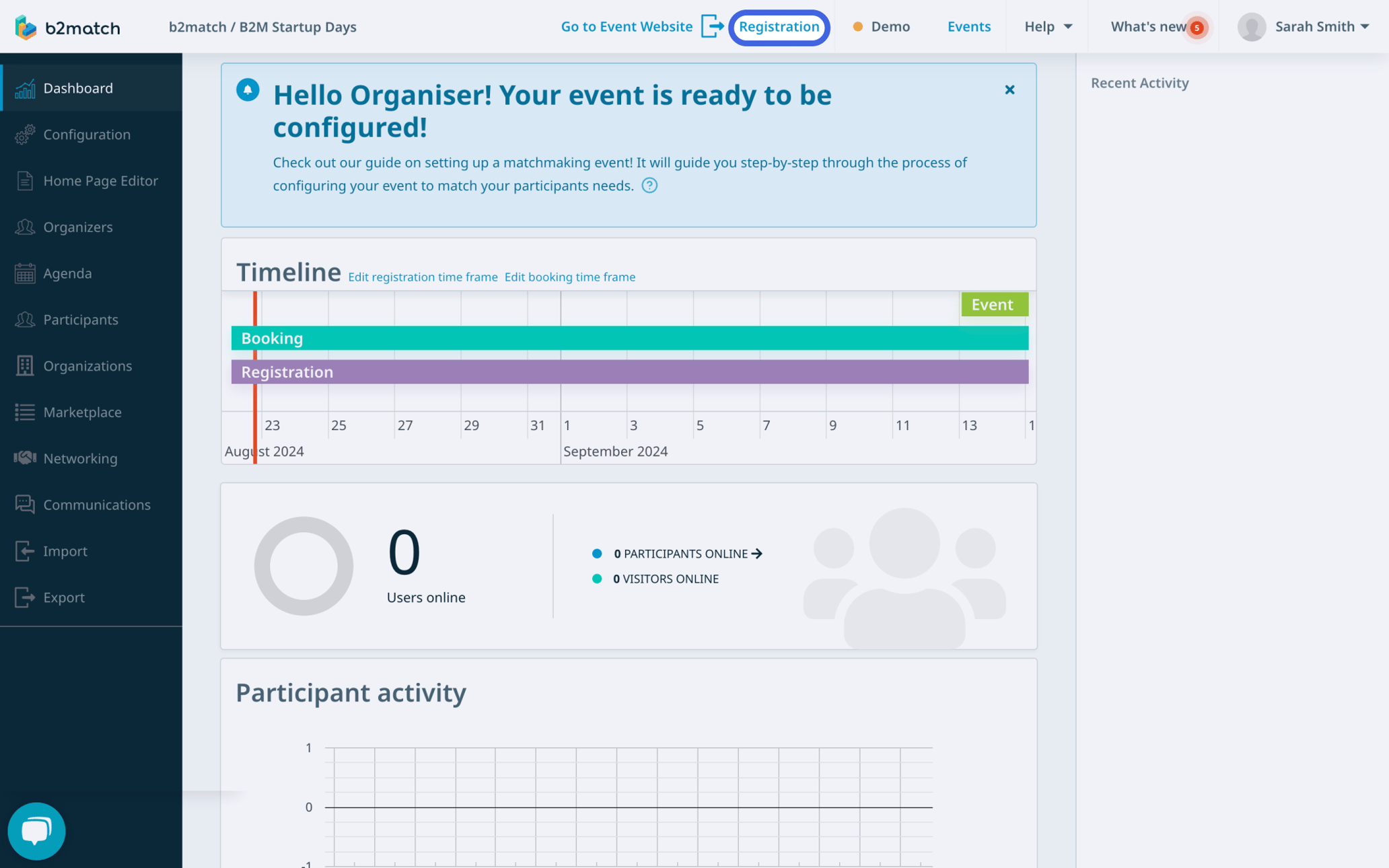 Understanding Event Dashboard